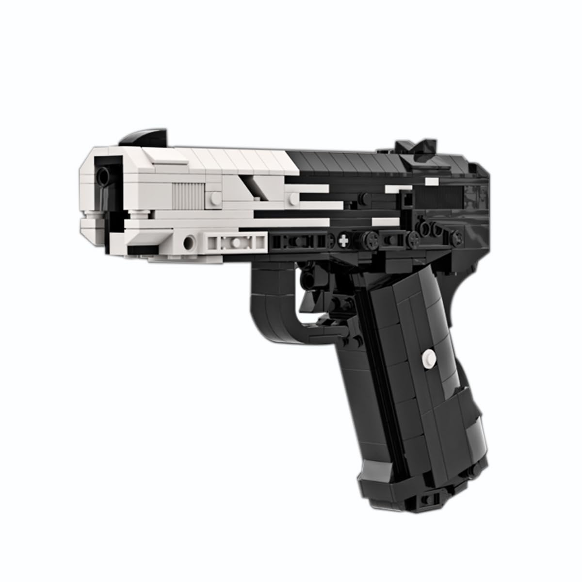 Amazon.com: Jeamoc Shootable M1911 Blaster Building Block with Bullets ...