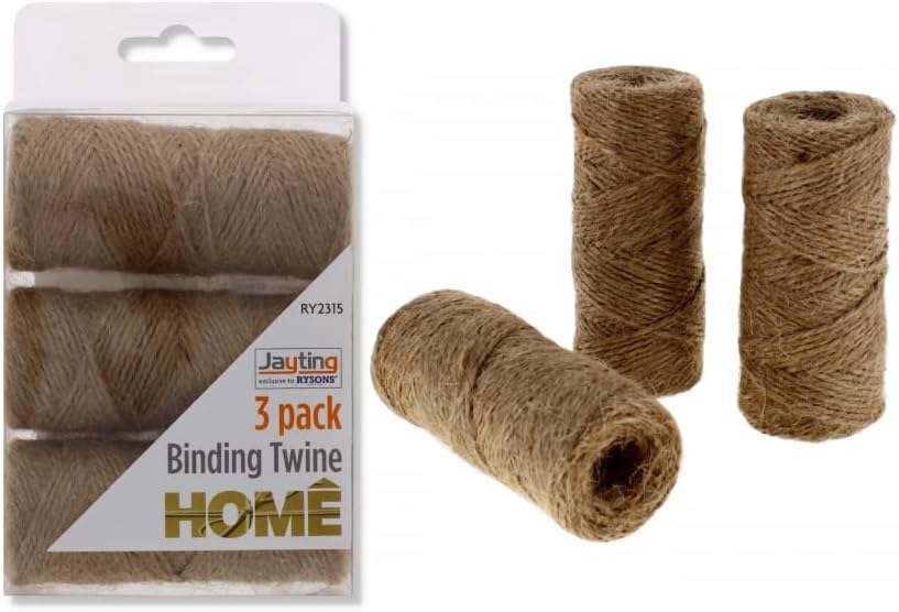 3-Pack Natural Jute Twine String - Durable Eco-Friendly Garden Craft ...