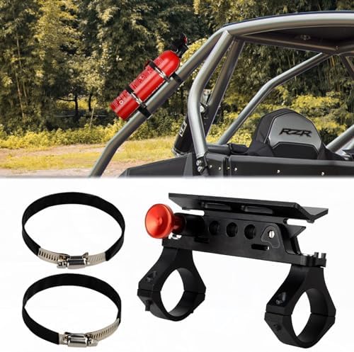 PLUSBEAM CNC Aluminum UTV Fire Extinguisher Mount Kit, Adjustable Roll ...