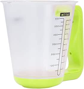 PENO Digital food scale and measuring cup, portable space-saving ...