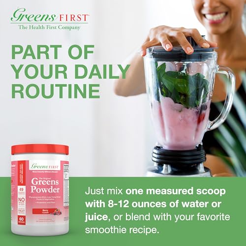 Greens First Berry - 60 Porções - Pó de Superfood com 49 Superalimentos ...
