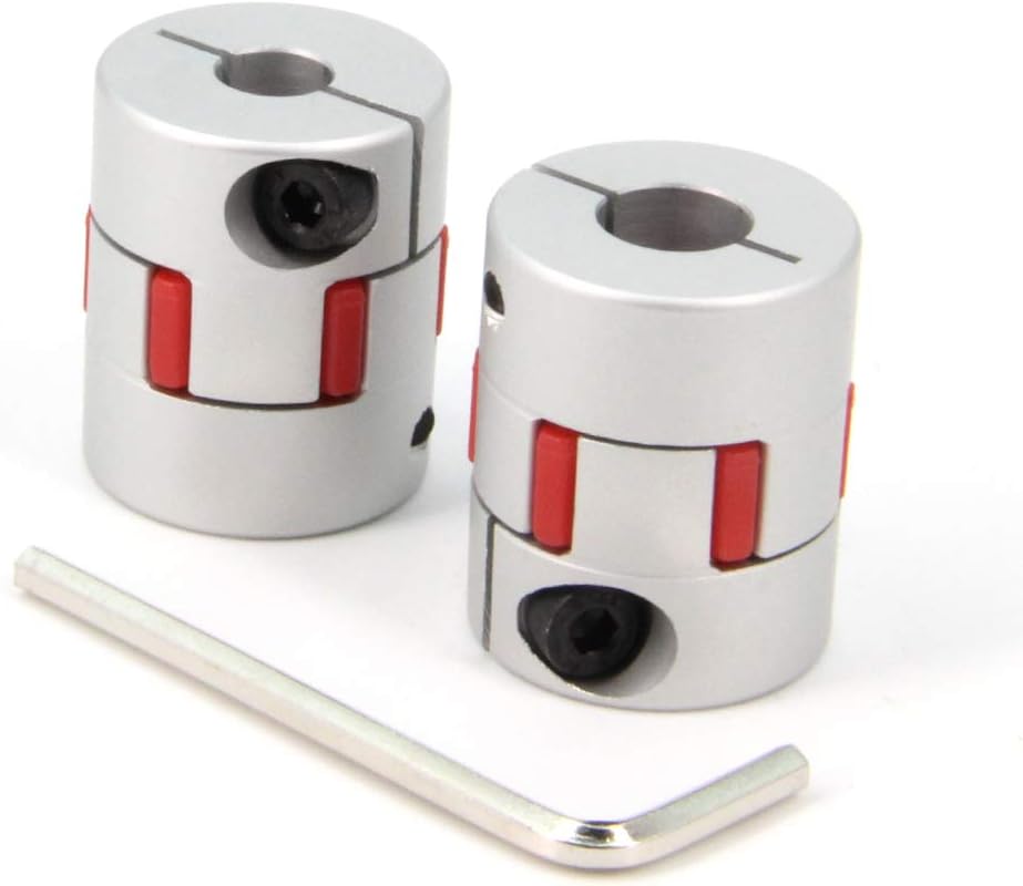 Amazon.com: uxcell Shaft Coupling 10mm to 12mm Bore L35xD25 Flexible ...