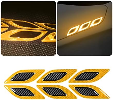Amazon.com: 3D Strong Reflective Stripe Sticker for Car Fender Hood ...