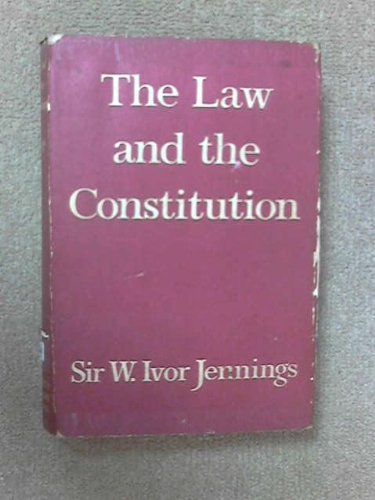The Law and the Constitution: Ivor Jennings: Amazon.com: Books