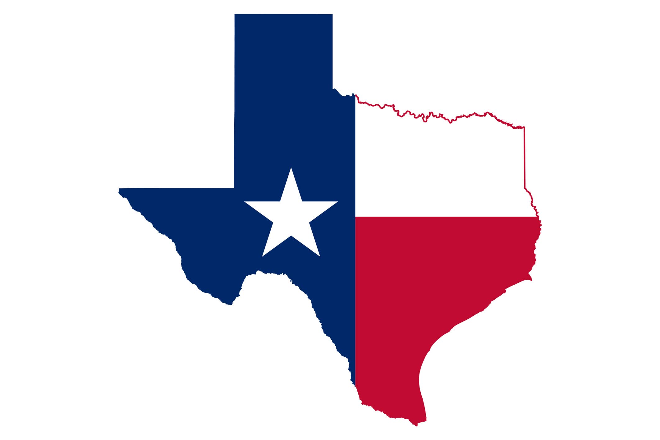 Amazon.com: 24x36 gallery poster, Texas flag map: Posters & Prints