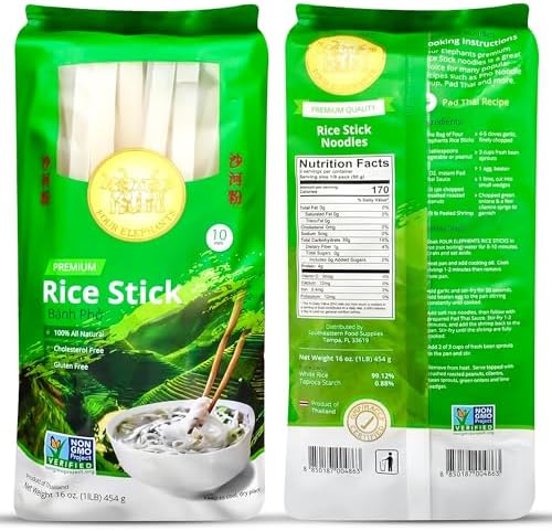 Amazon.com : 10MM Rice Stick Noodles (Authentic) | Pack of 3 (3LB ...