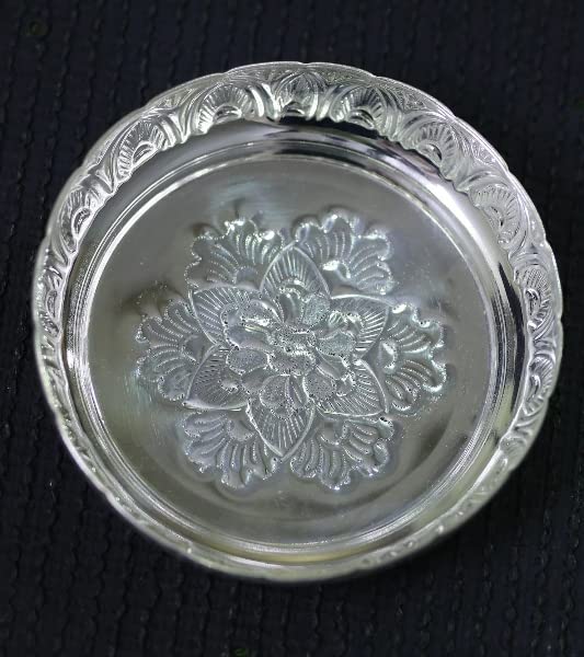 Buy Luckypot German Silver Small Uruli/Bowl Size : (8*8 ) Weight : 180 ...