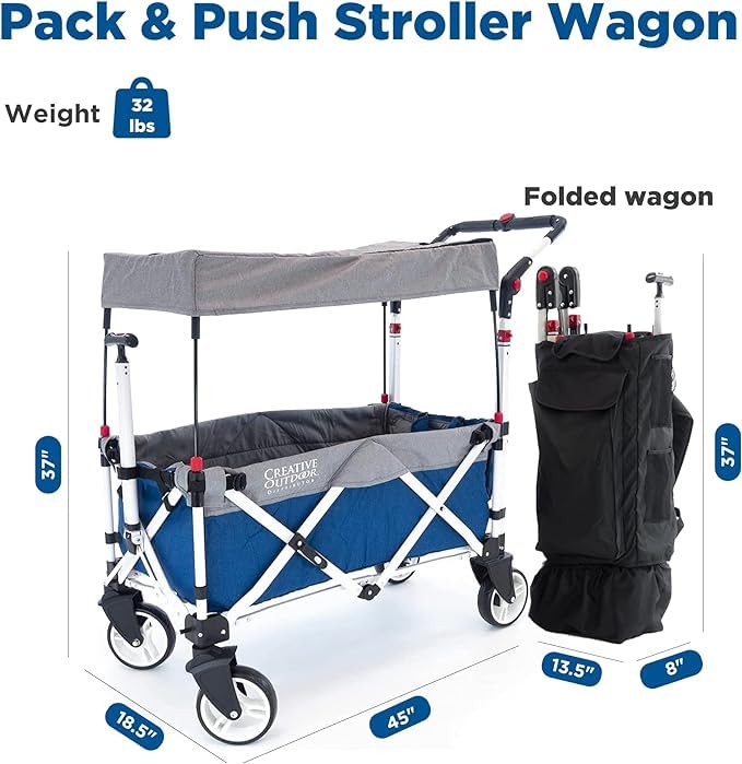 Snapklik.com : Creative Outdoor Distributor Push Pull Wagon For Kids ...