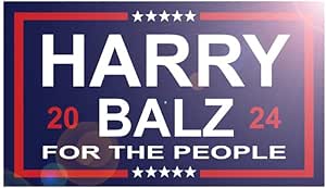Amazon.com - Harry Balz 2024 Campaign Joke Sticker Prank USA Funny ...