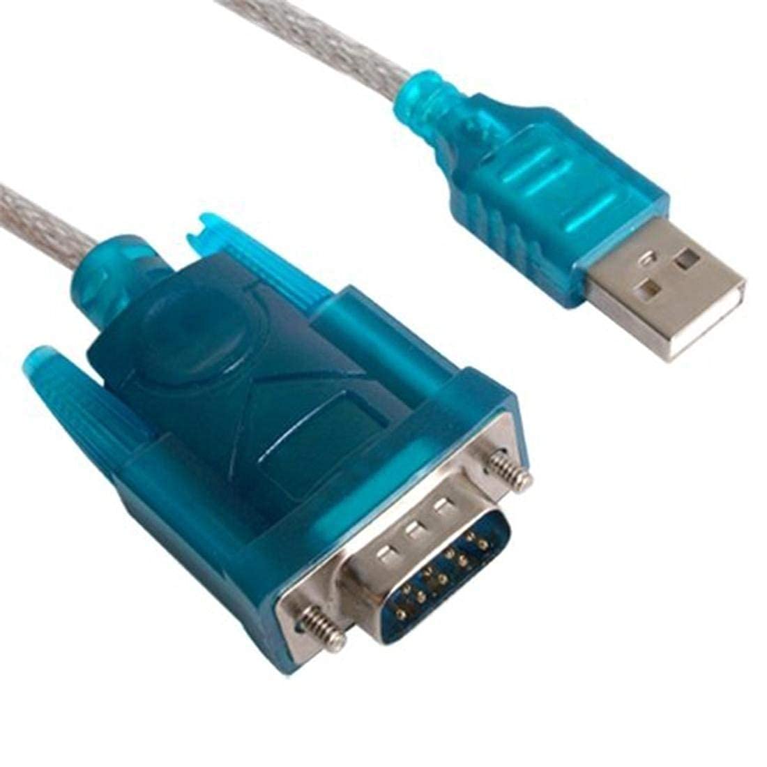 NIGSUR USB to RS232 (Not VGA) Serial Cable Converter Adapter (Blue ...