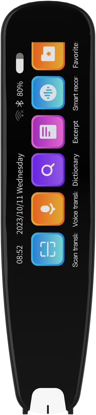 Amazon | Wizcom Tech. ペン型スキャナー辞書 クイックショナリー2漢字リーダー デイリーコンサイス英和・和英・国語辞典搭載 ...