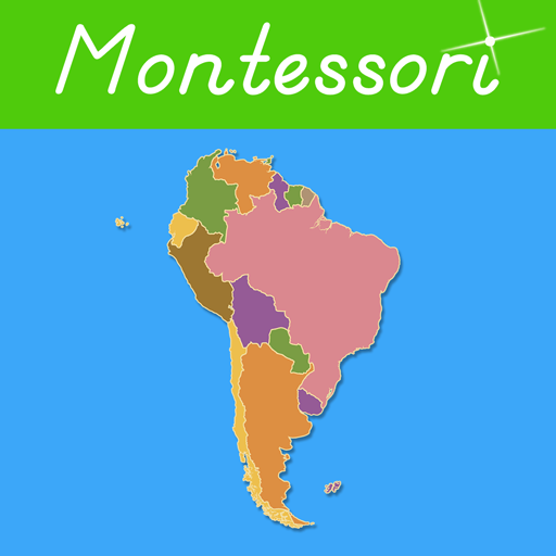 Montessori Continents South America North America Puzzle Map