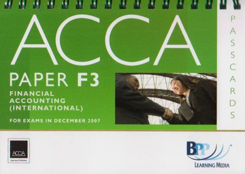ACCA (New Syllabus) - F3 Financial Accounting (International ...
