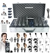 Amazon.com: EXMAX EX-938 Wireless Headset Microphone Tour Guide System ...