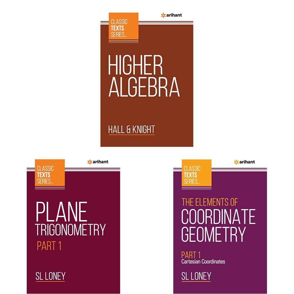 Buy HIGHER ALGEBRA & PLANE TRIGONOMETRY Part-1 & The Elements of ...