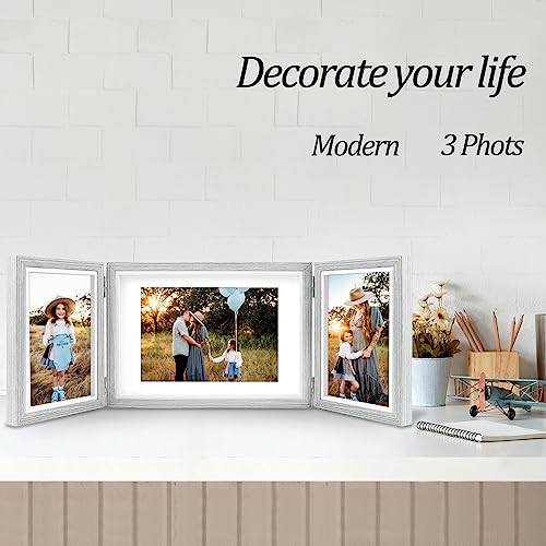 Triple Photo Frame Multiple Photos 3 Picture Frames 4×6 and 5×7 Photos ...