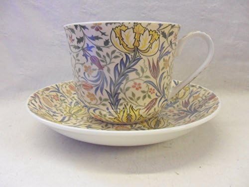 Abbeydale Collection William Morris flora Jumbo Cup and saucer : Amazon ...