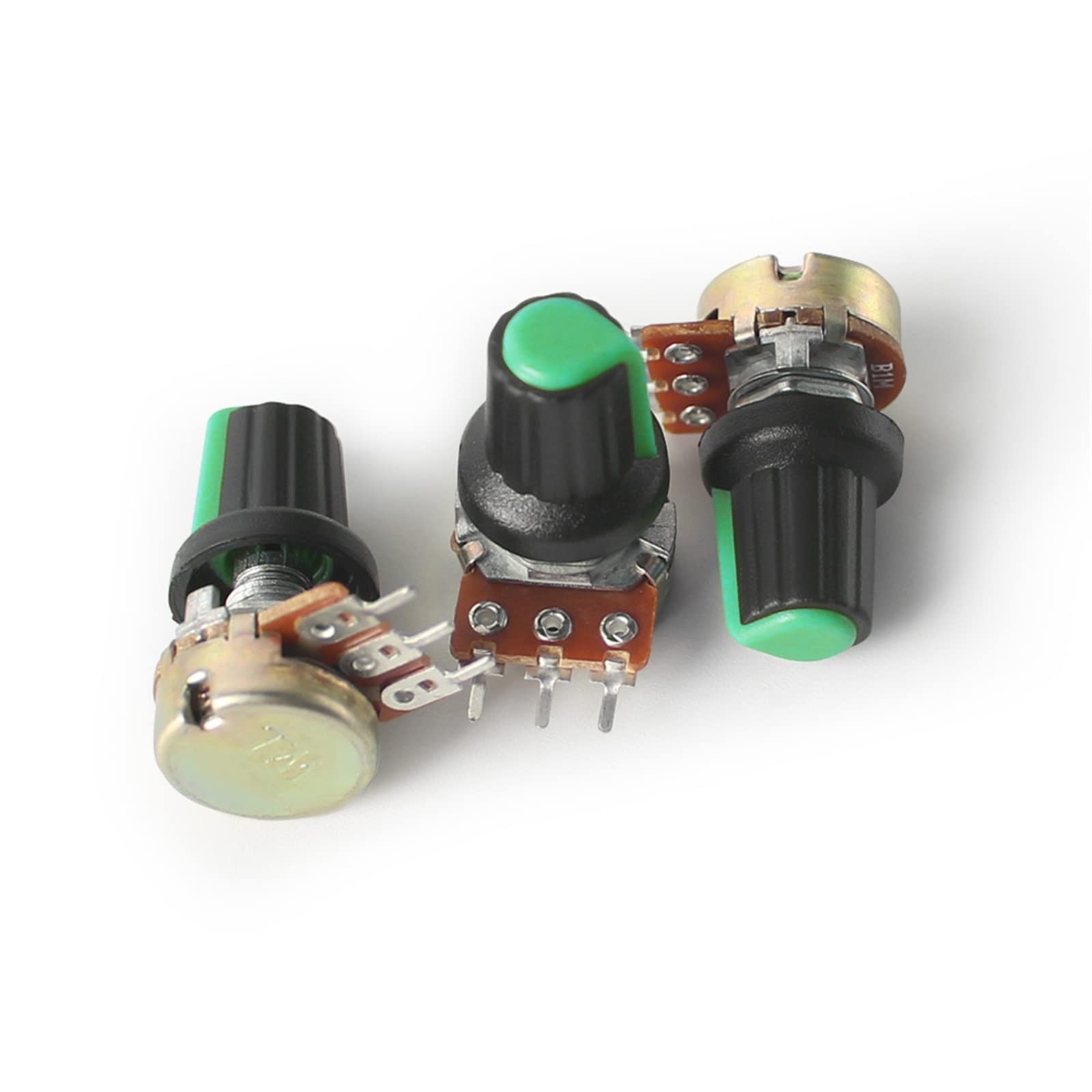 10k Potentiometer 5-Pack B10K Linear Taper Potentiometers - 10K Ohm ...