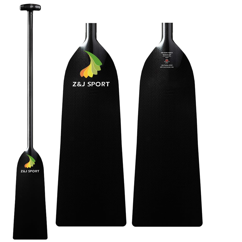 Buy Z&J SPORT Dragon Boat Paddle Carbon Fiber, IDBF Approved Paddle ...