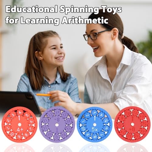 Snapklik.com : 18PCS Educational Math Fidget Spinners For Kids Learning ...