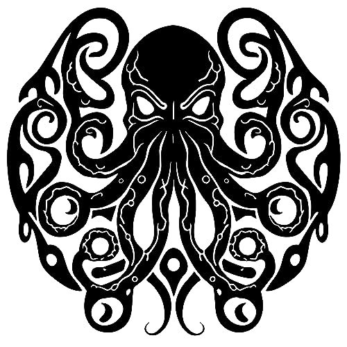 Amazon.com: Cthulhu Vinyl Decal, Cthulhu Car Decal, Lovecraft Decals ...