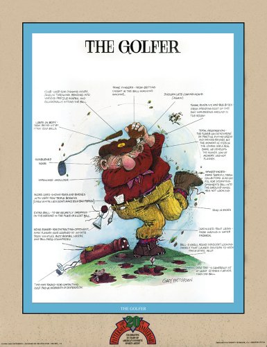 Gary Patterson "The Golfer" print : Amazon.in: Home & Kitchen
