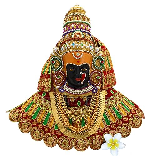 Buy Vedic Vaani Marhirsh Navratri Kalash Amba Bai Mahalaxmi Devi Face ...