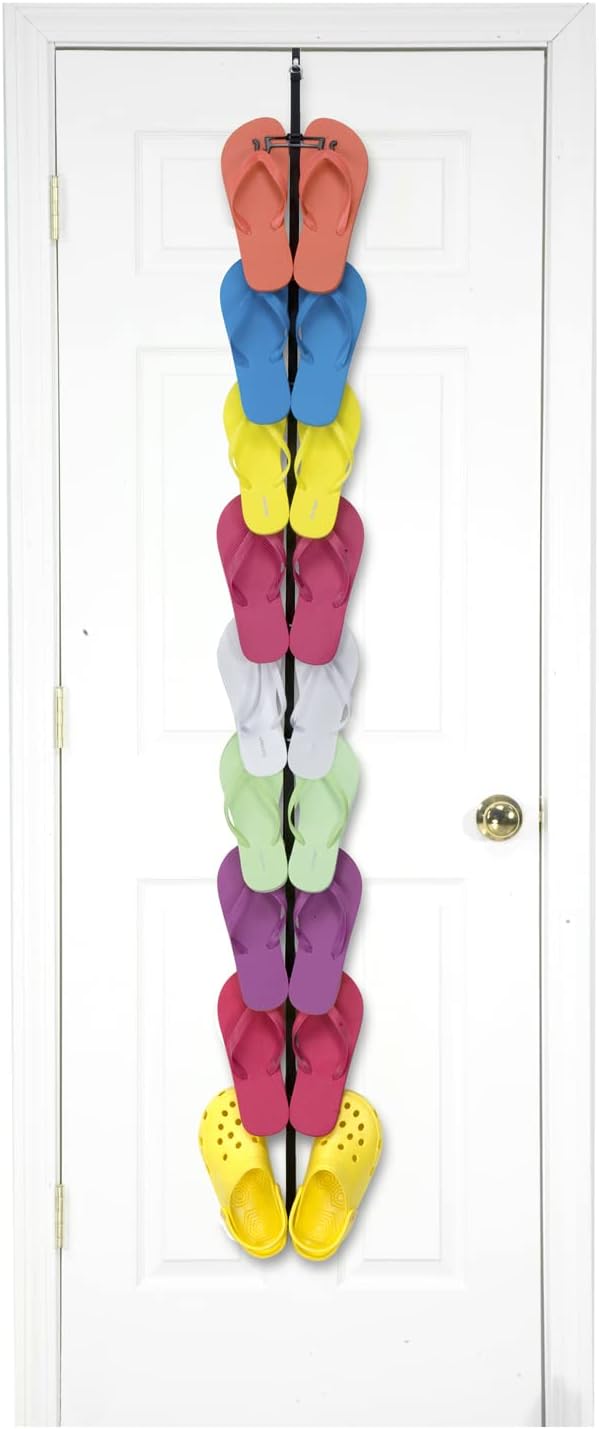 Amazon.com: Perfect Curve Flip Flop Rack Organizer | Holds 9 Pairs ...
