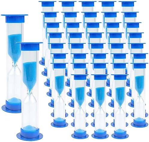 Amazon.com: 48 Pcs 2 Minute Sand Timer for Kids, Hourglass Sand Clock ...