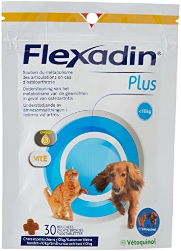 Flexadin Plus Mini - under 10kg - 30 chews : Amazon.co.uk: Pet Supplies