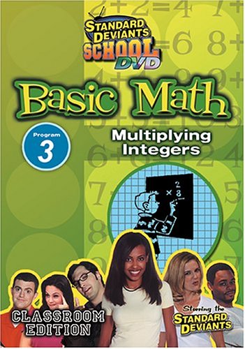 Amazon.com: Standard Deviants School - Basic Math, Program 3 - Multiplying Integers (Classroom ...