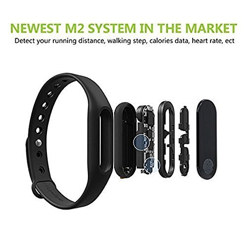 M2 Intelligence Health Bracelet for Android iOS Fitness Tracker Band ...