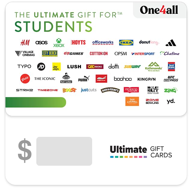 The Ultimate Students eGift Card - Delivered via email (AU Only ...