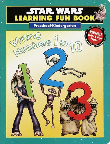 Star Wars Learning Fun Book: Preschool-Kindergarten : Writing Numbers 1 ...