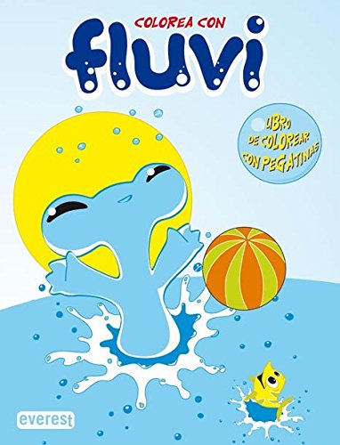 Colorea con Fluvi. Libro de colorear con pegatinas : Amazon.com.mx: Libros