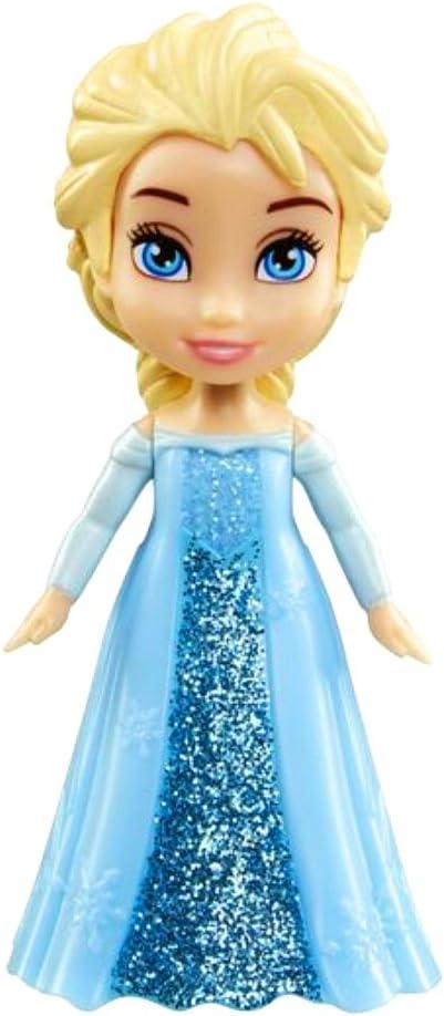 Amazon.com: Disney Princess Poseable Elsa Movie Dress Mini Toddler ...