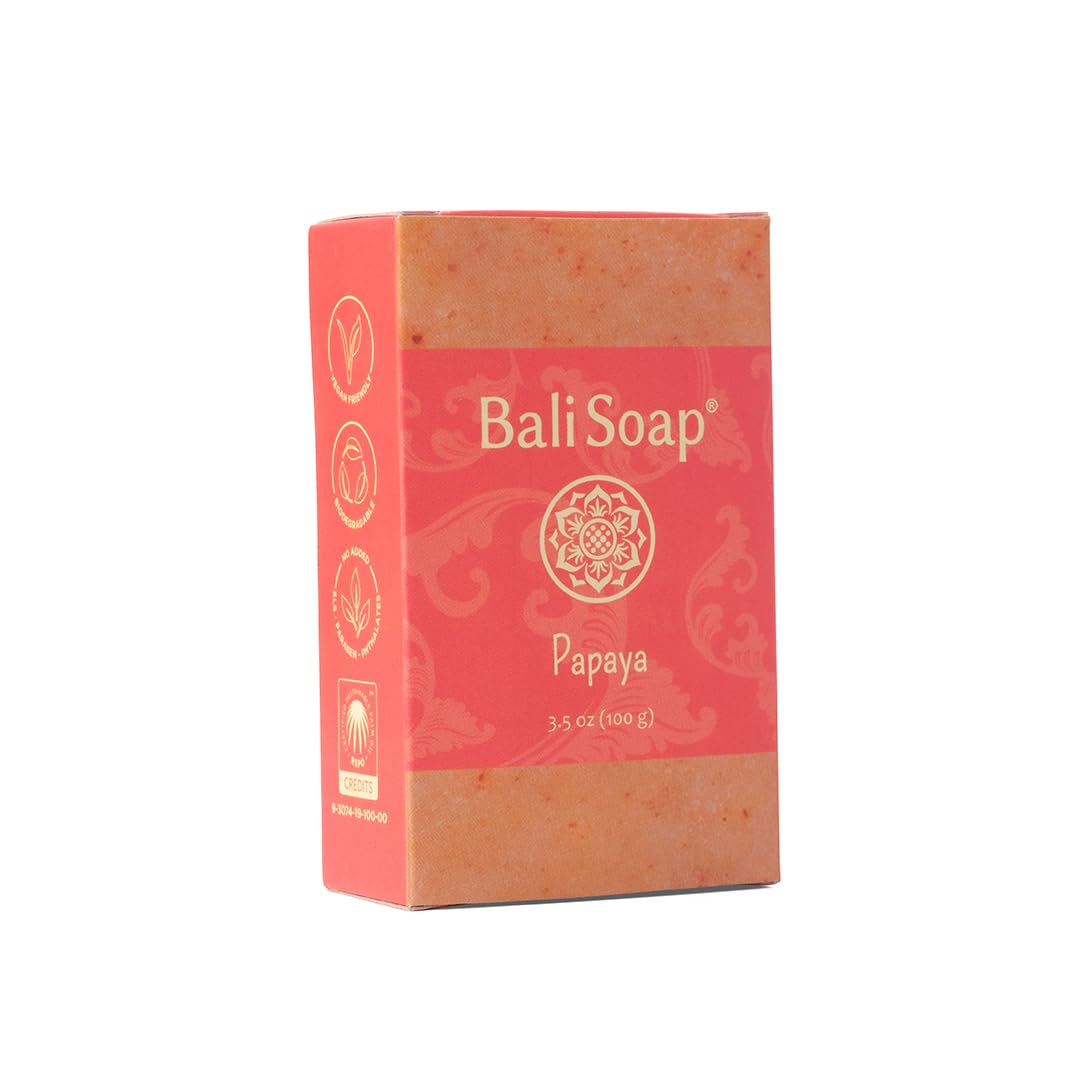 Amazon.com : Bali Soap - Papaya Natural Soap Bar for Men & Women ...