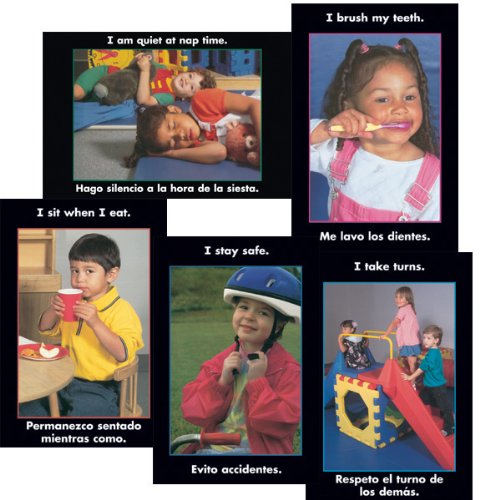 Bilingual Reminder Poster Set 2: Totline Publications: 9781570295690 ...