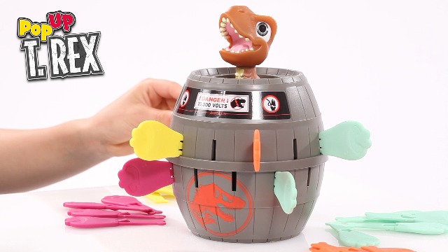 Watch TOMY Games, Jurassic World Pop Up T-Rex, Dinosaur Game on Amazon Live