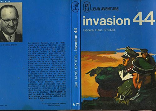 Amazon.com: Invasion 44: General Hans Speidel: Books