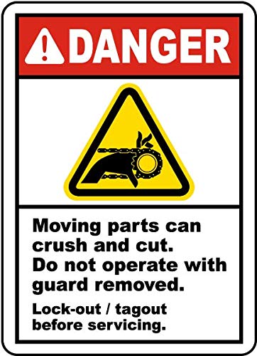 danger. Moving parts can crush and cut. Do not perate with guard ...