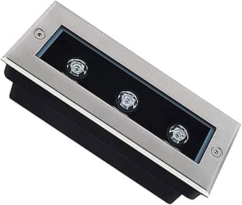 LED Outdoor Recessed Spotlight - 110V Landscape Lights, Rectangle LED ...