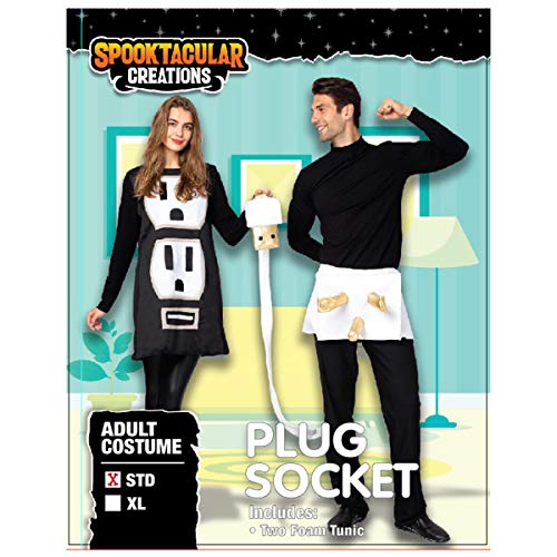 Spooktacular Creations Plug and Socket Halloween Costume Adult, Plug ...