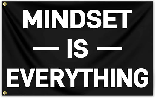Amazon.com : Mindset is Everything Flag 3x5 Ft Motivational Fitness ...