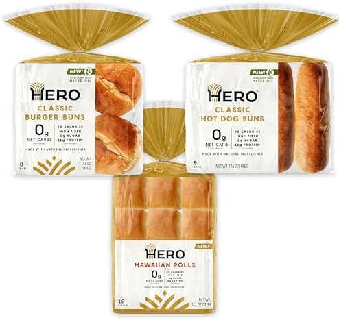 Amazon.com: Hero Bread Find Your Hero Bundle — 1g Net Carb Seeded Bread ...