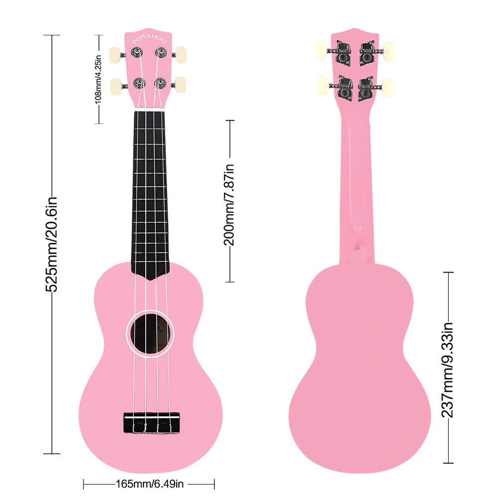 Snapklik.com : POMAIKAI Soprano Ukulele For Beginner 21 Inch Hawaii ...