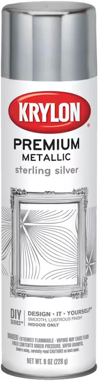 Krylon K01030A07 Premium Metallic Gloss Spray Paint Resembles Actual ...