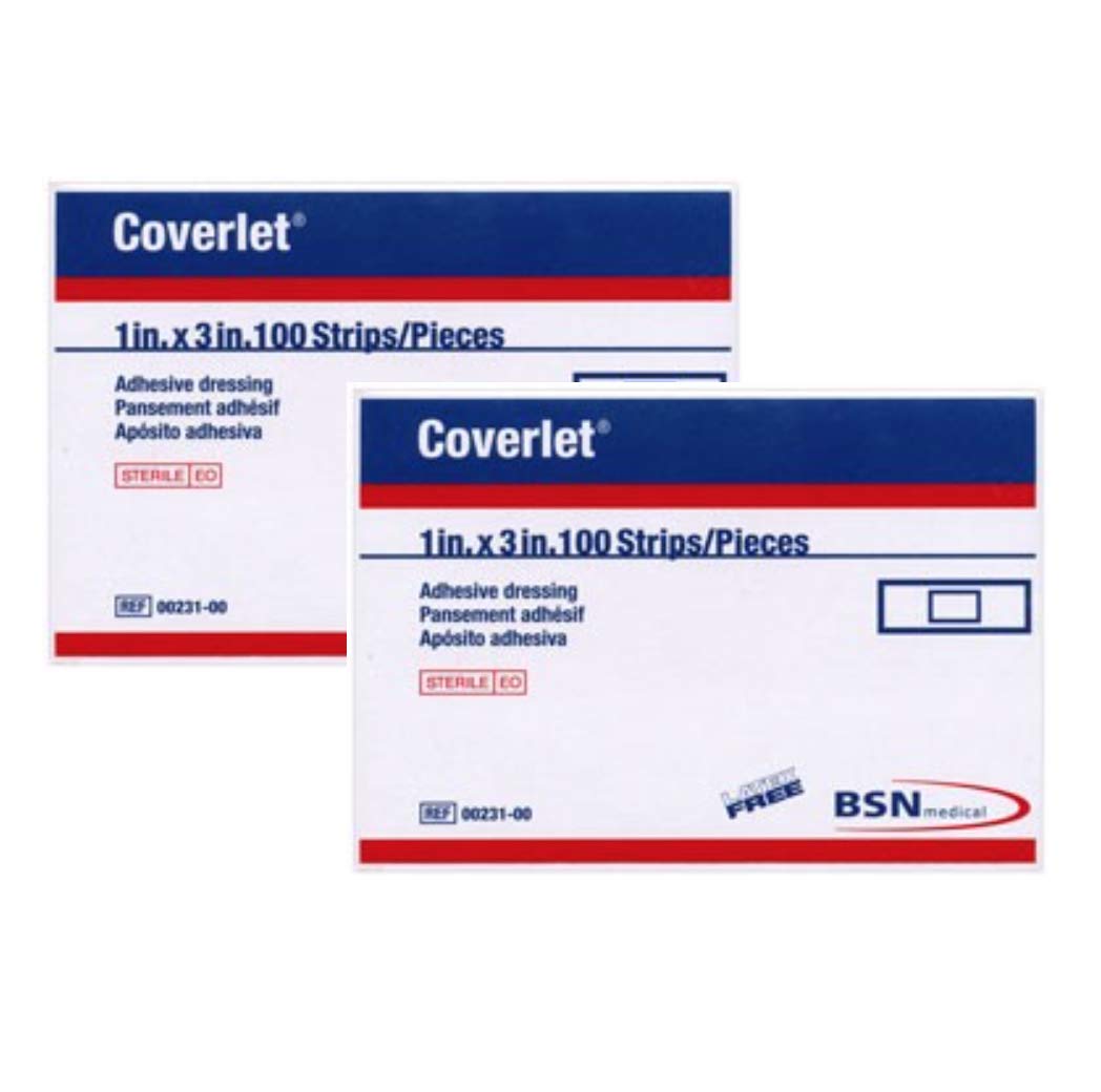 Amazon.com: Coverlet Adhesive Rectangle Bandage : Health & Household