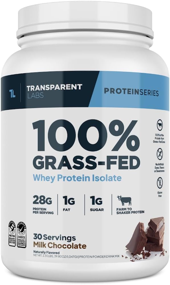 Amazon.com: NAKED Whey Isolate Protein - Only 2 Ingredients, 30g Grass ...