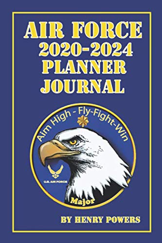 Amazon.com: Air Force 2020 - 2024 Planner Journal: USAF Major Sixty ...